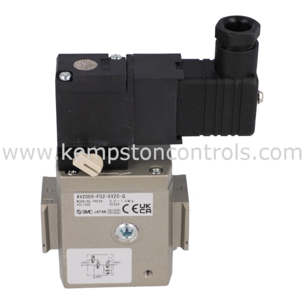 SMC AV2000-F02-5YZC-Q SMC SOFT START UP VALVE, G 1/4 SIZE, 24VDC, TYPE Y DIN TERMINAL | Kempston ...