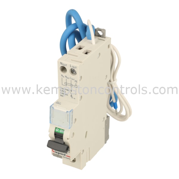 Legrand Power 418986 LEGRAND POWER A TYPE RCBO, 1 POLE + NEUTRAL, 40A ...