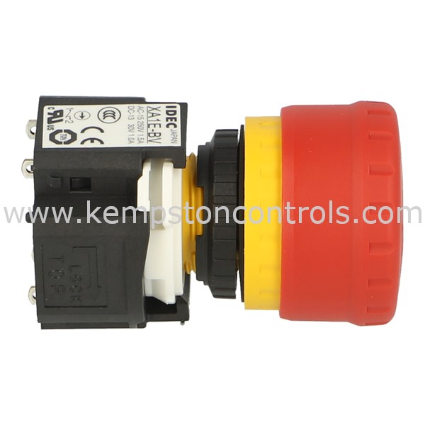 IDEC XA1E-BV302R IDEC EMERGENCY STOP SWITCH, PUSHLOCK PULL/TURN RESET ...