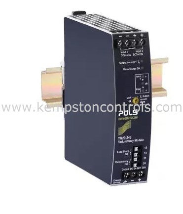 Puls YR20.246 PULS MOSFET REDUNDANCY MODULE, 10A, 24-28V DC, 110MV, 2 ...