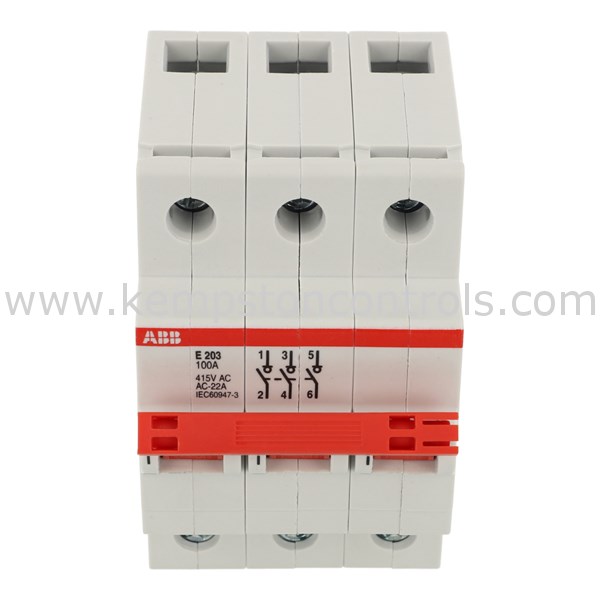ABB 2CDE283001R0100 ABB SWITCH DISCONNECTOR, 240-400V AC, 100A, 3 POLES, 3 X NO | Kempston Controls