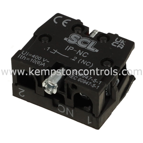 SCL IP-NC SCL 1 NC CONTACT BLOCK PANEL MOUNT | Kempston Controls