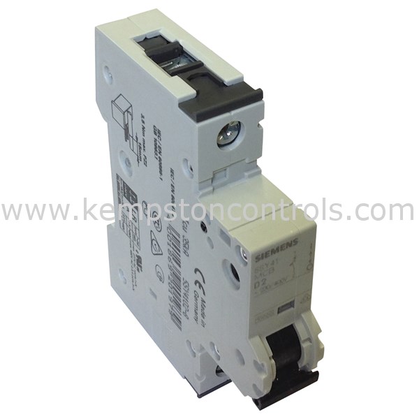 Siemens 5SY4102-8 MINIATURE CIRCUIT BREAKER 230/400 V 10KA, 1-POLE, D ...