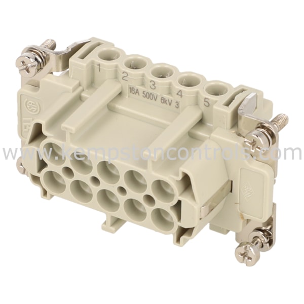 ILME CNEF10T ILME FEMALE INSERT, SIZE 57.27, 10P+PE, SILVER, SCREW, 16A ...