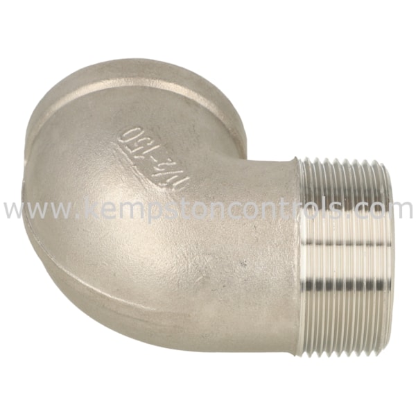 Other SE24 NERO PIPELINE 1-1/2" BSPT X BSPP 90 M/F STREET ELBOW 150LB 316SS | Kempston Controls