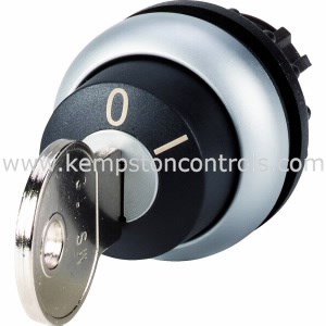 Eaton Moeller M22-WRS-MS10-A1 MOELLER KEY-OPERATED ACTUATOR, MAINTAINED, 2 POSITIONS, MS10, KEY ...