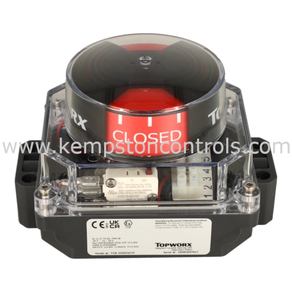 Emerson TopWorx TVA-M20GNCM ASCO NUMATICS TOPWORX T-SERIES - (2) SPDT MECH SW., I.S., NAMUR ...