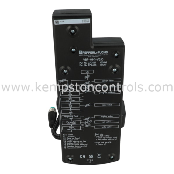 Pepperl + Fuchs VBP-HH1-V3.0-KIT P+F AS-I PROGRAMMER KIT | Kempston ...