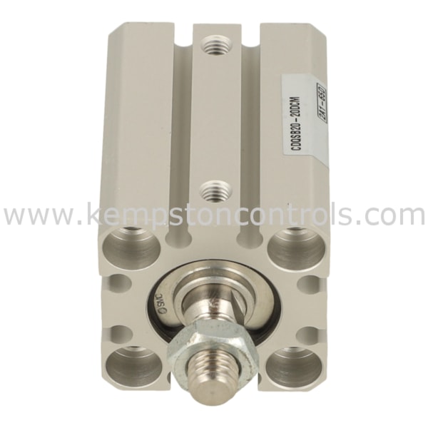 SMC CDQSB20-20DCM SMC PNEUMATIC CYLINDER Ø20, STR=20, THROUGH HOLE, BOTH ENDS TAPPED, NO SWITCH ...