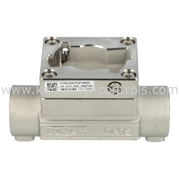 Burkert 00424004 BURKERT FLUID SENSOR, INLINE, 254,00L/H - 8.462L/H, PN16, INNER THREAD, G1/2 ...