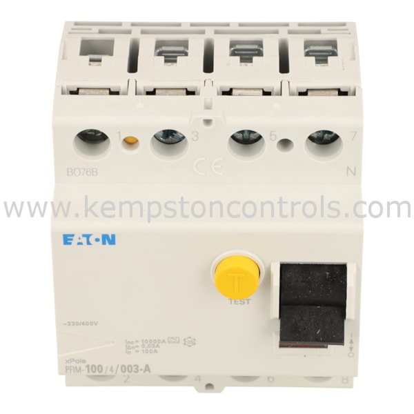 Eaton Moeller PFIM-100/4/003-A MOELLER RESIDUAL CURRENT CIRCUIT BREAKER ...