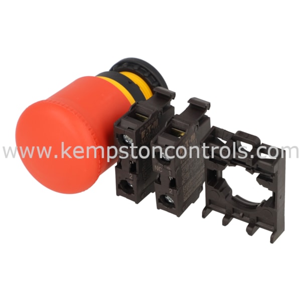 Eaton Moeller M22-PV-K02 MOELLER EMERGENCY BUTTON, 2NC, PULL TO RESET, ROUND HEAD, 22.5MM, 24V ...