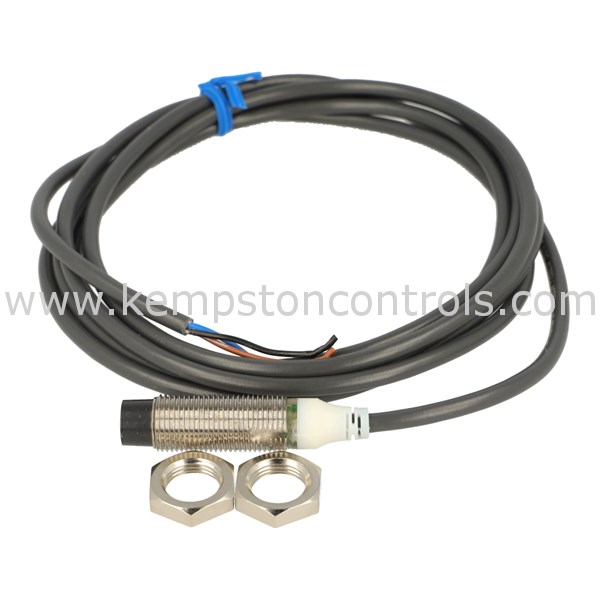 Omron E2A-M12KN08-WP-C1 2M OMRON INDUCTIVE SENSOR, M12, 8MM RANGE NON FLUSH, NPN NO, 2M CABLE ...