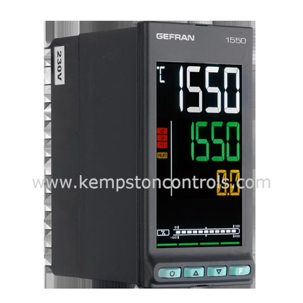 Gefran F096243 GEFRAN TEMPERATURE CONTROLLER, 1/8 DIN, 100-240VAC/DC, 2 RELAY | Kempston Controls