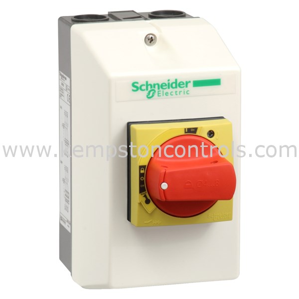 Schneider GV2PC02 SCHNEIDER TESYS GV2 ENCLOSURE FOR TESYS GV2P/L, RED ...