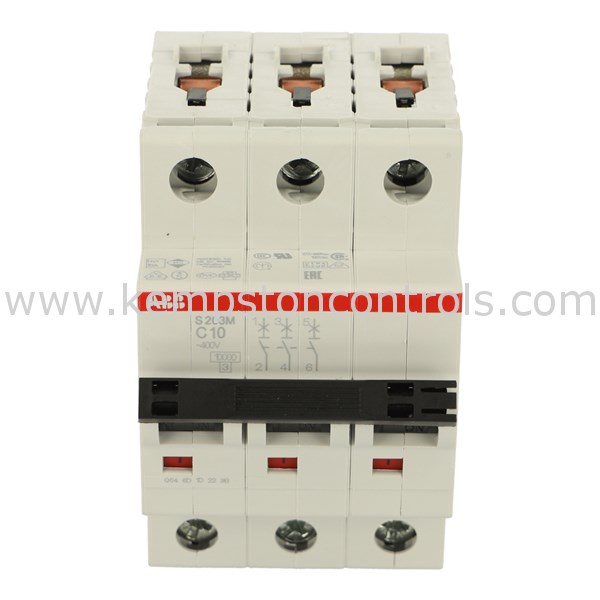ABB 2CDS273001R0104 ABB MINIATURE CIRCUIT BREAKER, 3 POLE, C TYPE, 10A ...