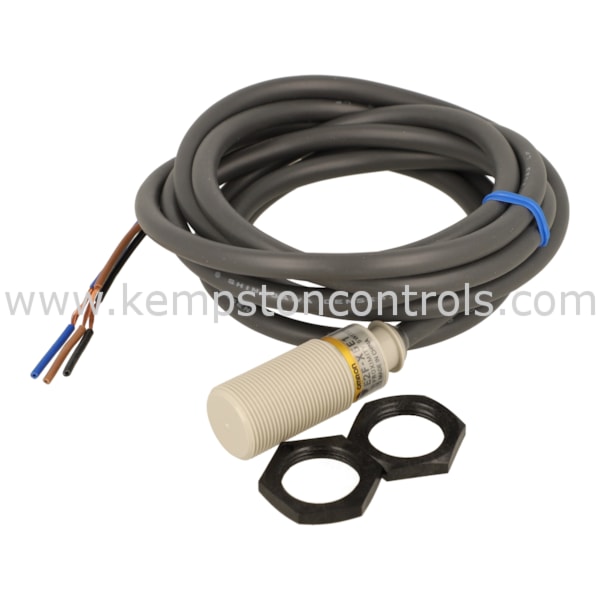 Omron E2F-X5E1 2M OMRON INDUCTIVE SENSOR, M18, 5MM RANGE FLUSH, NPN NO ...