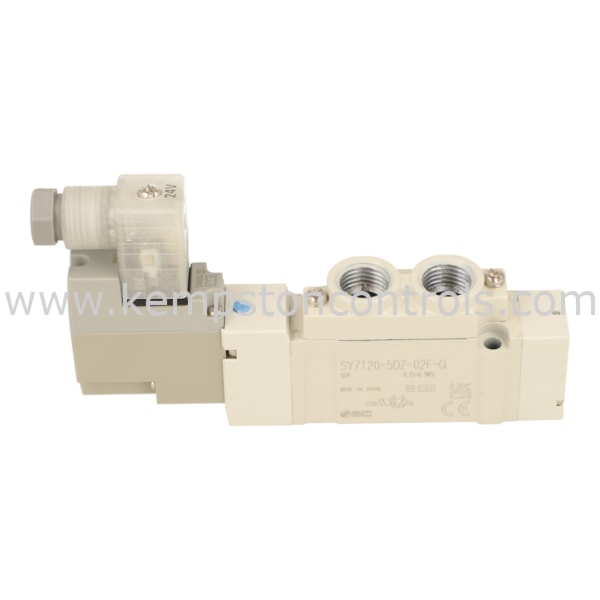SMC SY7120-5DZ-02F-Q SMC G1/4 BODY PORTED SINGLE SOLENOID VALVE DIN PLUG | Kempston Controls