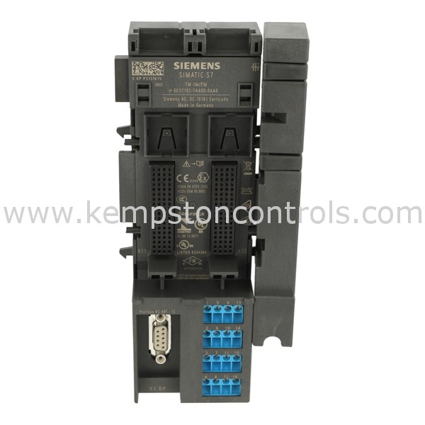 Siemens 6ES7193-7AA00-0AA0 SIMATIC DP, TERMINAL MODULE, FOR HOLDING THE IM152-1 AND AN ...