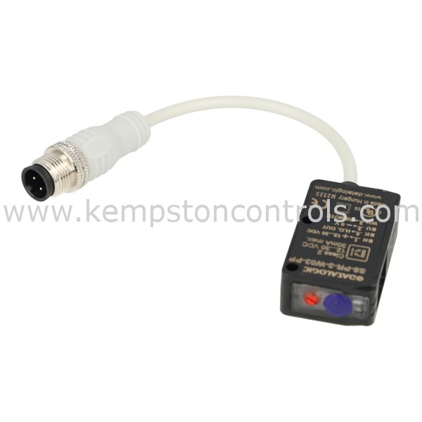 Datasensor S8-PR-3-W03-PP DATASENSOR CONTRAST SENSOR, PNP, 150MM CABLE TO M12 CONNECTOR ...