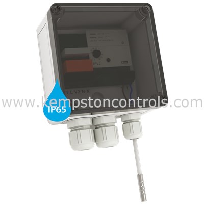 ELKO TEV-2 SINGLE LEVEL THERMOSTAT, -20 TO +20C, 230VAC, IP65, 2 LEDS ...