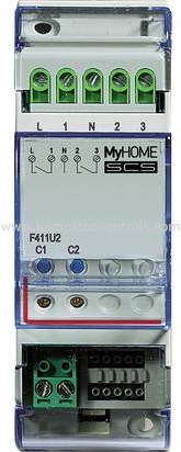 Legrand F411U2 ACTUATOR WITH 2 INTERLOCKED RELAYS | Kempston Controls