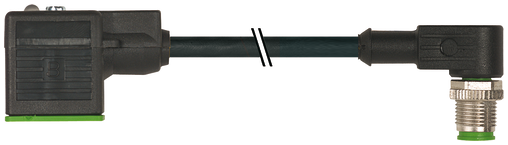 MURR 7000-40951-6350110 MURR M12 MALE 90° A-COD. / MSUD VALVE PLUG A ...