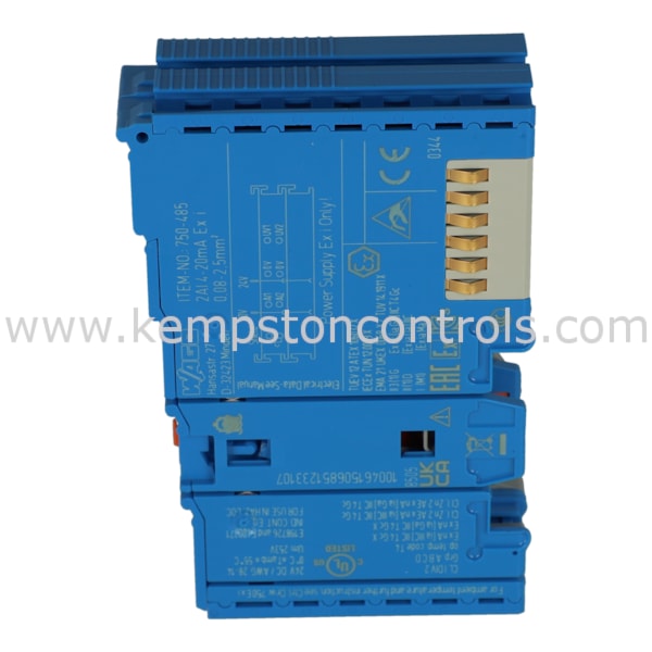 WAGO 750-485 WAGO 2-CHANNEL ANALOG INPUT MODULE 4-20 MA EX I WITH DIAGNOSTICS CAT. IB | Kempston ...