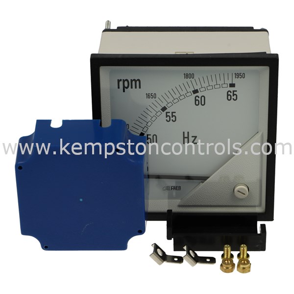 Frer F96FPHZRPM FRER 96MM FREQUENCY METER SCALED 45-65HZ / 1350-1950 ...