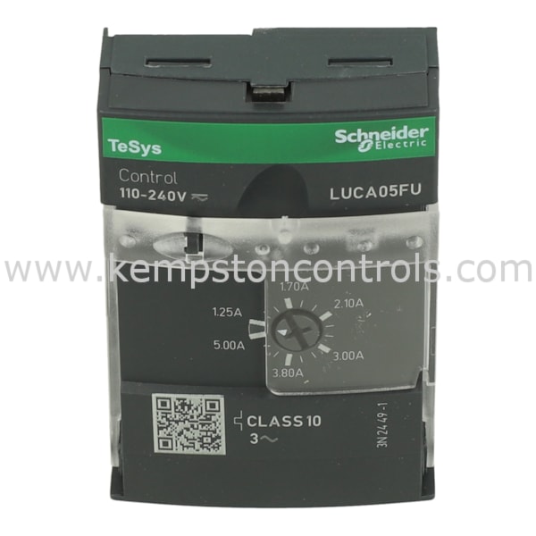 Schneider LUCA05FU SCHNEIDER MOTOR STARTER CONTROL UNIT 1.25-5A 110 ...