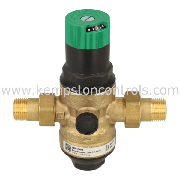 Resideo D06F-1/2ZH RESIDEO PRESSURE REDUCING VALVE, 1/2", 1.5-6 BAR ...