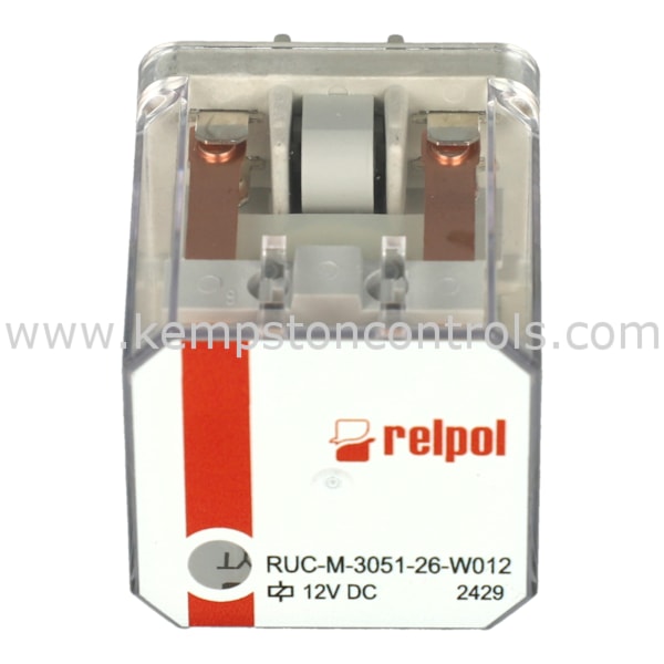 Relpol RUC-M-3051-26-W012 RELPOL INDUSTRIAL RELAY, 1NO, 12V, DC ...