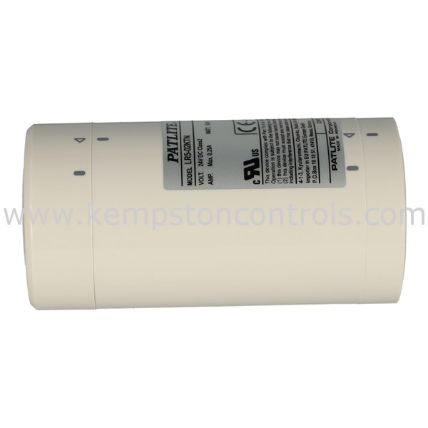 Patlite LR5-02KTNW PATLITE BASE MODULE, OFF-WHITE, 24VDC, 50MM DIA ...