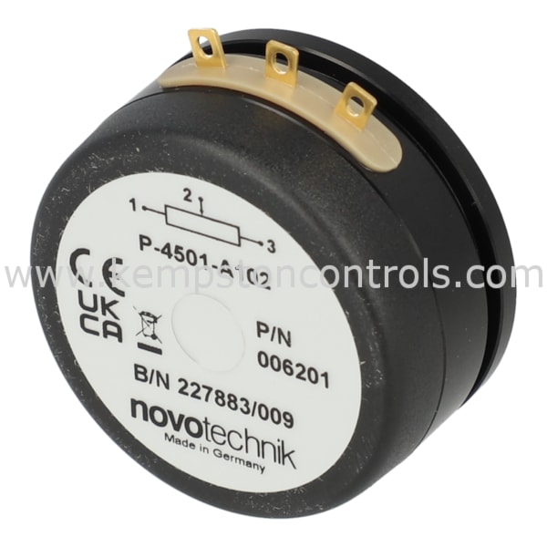 Novotechnik P-4501-A102 NOVOTECHNIK ROTARY SENSOR ENCODER, SOLDERING LUGS, 42V, 10MA, IP40 ...