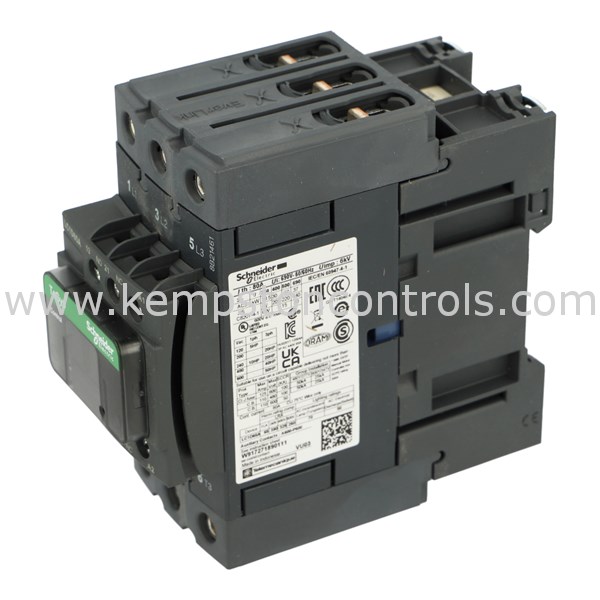 Schneider LC1D65AF7 SCHNEIDER CONTACTOR 65A 110VAC | Kempston Controls