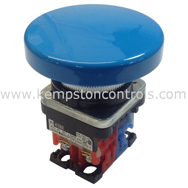 Fuji AR30B0R-20S FUJI PUSHBUTTON GIANT HEAD 2N/O AUX BLUE | Kempston ...