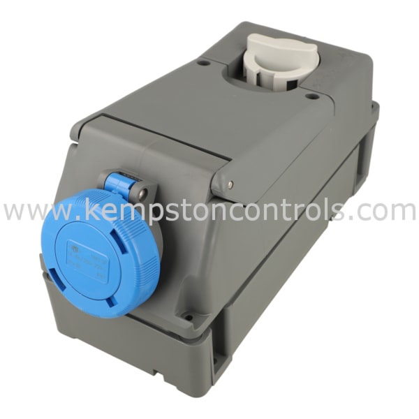 ILME TM1663SP ILME SWITCHED SOCKET 2 POLES + PE, 6 H (BLUE), 16 A, 200 ...