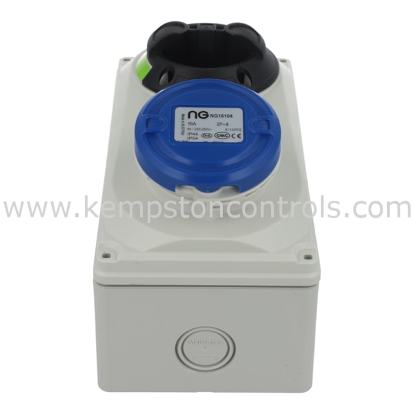 Other 16104 NIGLON 230V 16A 2P+E IP44 SWITCHED INTERLOCK WALL SOCKET ...
