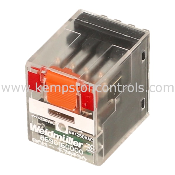 Weidmuller 8690160000 WEIDMULLER RCM570T30 RELAY 4 CONTACT WITH TEST ...