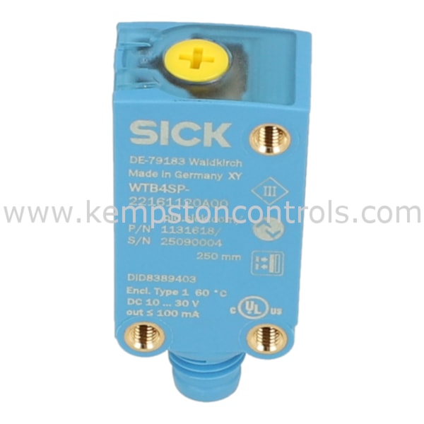 Sick WTB4SP-22161120A00 SICK PHOTOELECTRIC SENSOR, DIFFUSE, BGS, 4 ...