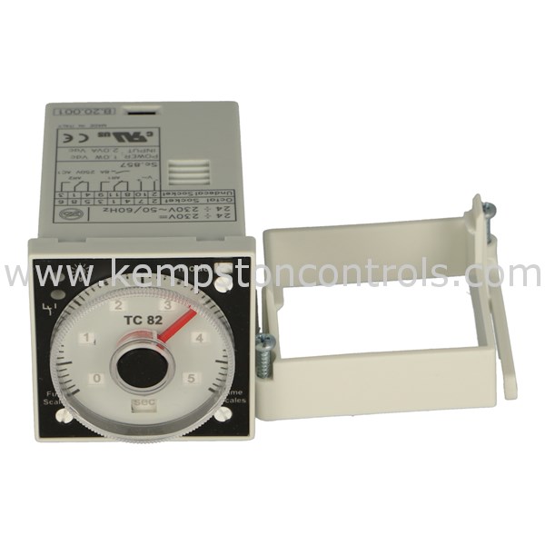 CDC TC82 CDC 1/16TH DIN ANALOGUE SET MULTIRANGE AND MULTIFUNCTION TIMER ...
