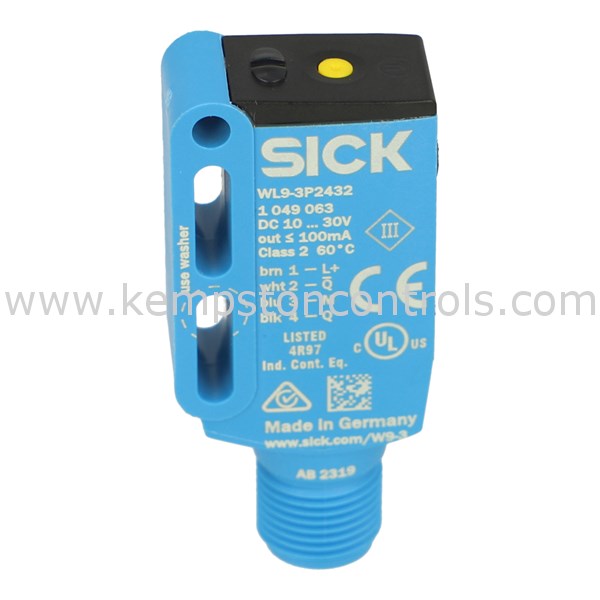 Sick WL9-3P2432 SICK PHOTOELECTRIC SENSOR, RETROREFLECTIVE, 5M RANGE ...