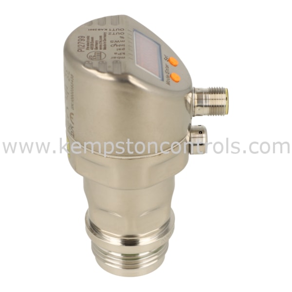 IFM PI2799 IFM FLUSH PRESSURE SENSOR WITH DISPLAY, -1-1 BAR RANGE, PNP/NPN 4-20MA IO-LINK, G1 ...