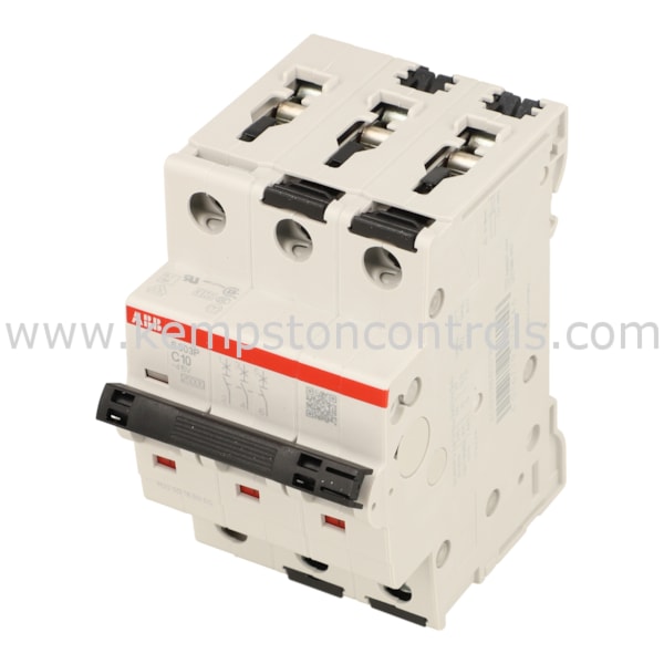 ABB 2CDS383001R0104 ABB S303P-C10 MINIATURE CIRCUIT BREAKER, 3 PROTECTED POLES, C TRIPPING ...