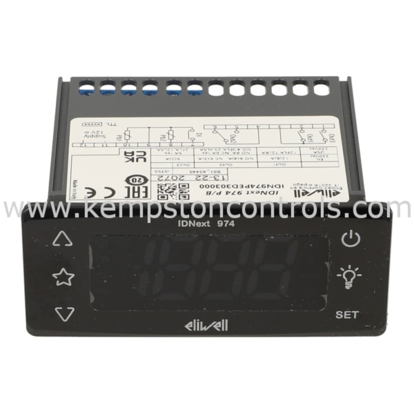 Eliwell PELX023 ELIWELL IDNEXT 974 P/B, REFRIGERATION CONTROLLER, NTC ...