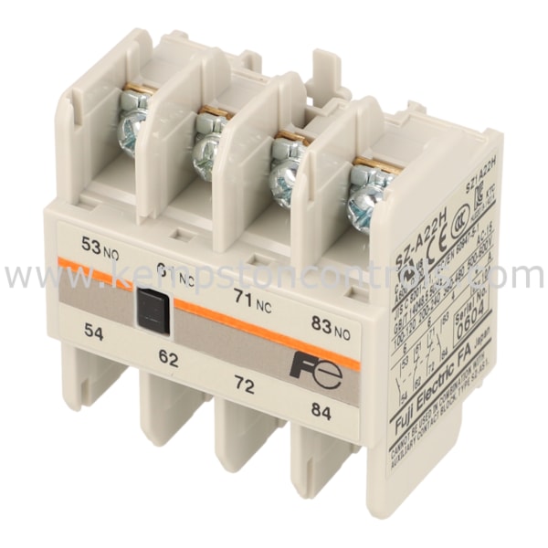 Fuji SZ-A22H FUJI AUX CONTACT BLOCK 2N/O+2N/C FRONT MOUNT FOR SC03-SCN3 ...