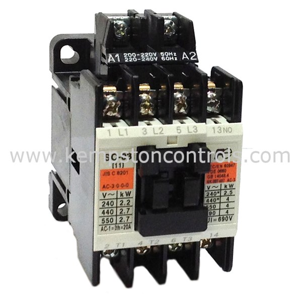Fuji SC03-1A/2 SC-03 AC200-220V 1A CONTACTOR 1 N/O AUX (4KW AC3 380 ...