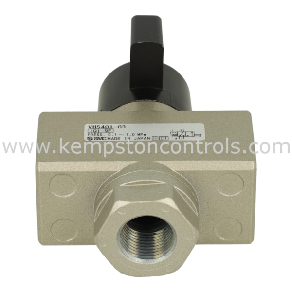 SMC VHS401-03 SMC VHS*0_, 3 PORT HAND VALVE, METRIC | Kempston Controls