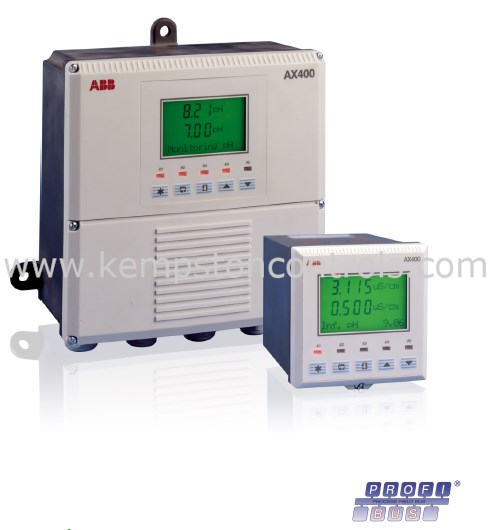 ABB AX466/100010/STD ABB AX400 PROCESS WATER PH/REDOX ORP ANALYSER, 2 ...