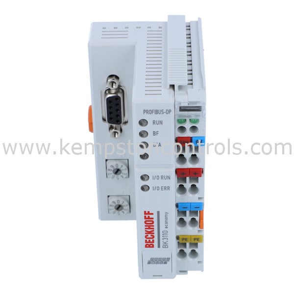 Beckhoff BK3110. BECKHOFF BUS COUPLER, PROFIBUS DP, 64 TERMINALS, 256 ...